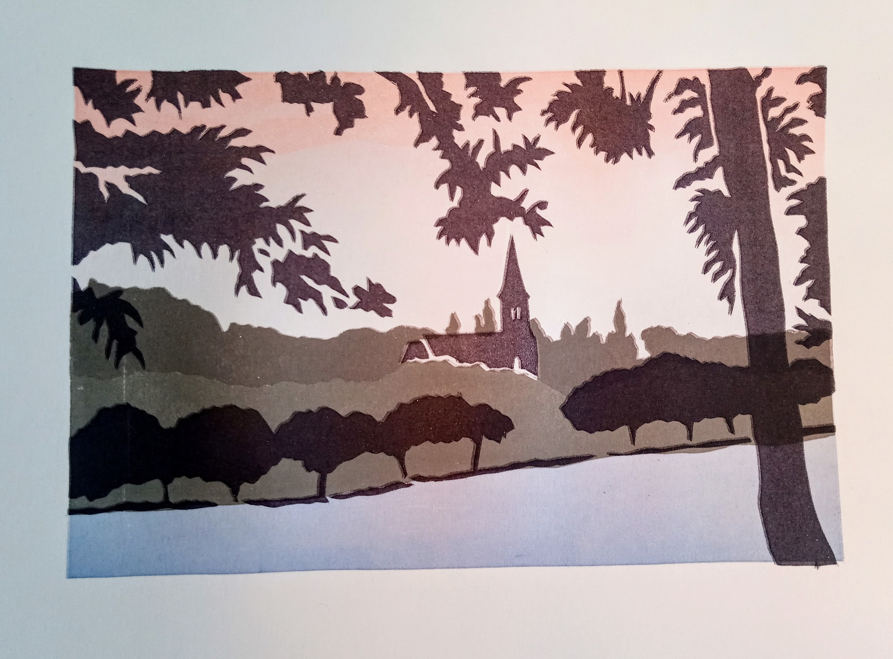 Alastair Riley Author and Artist » Gué Fenêtre – original silkscreen print